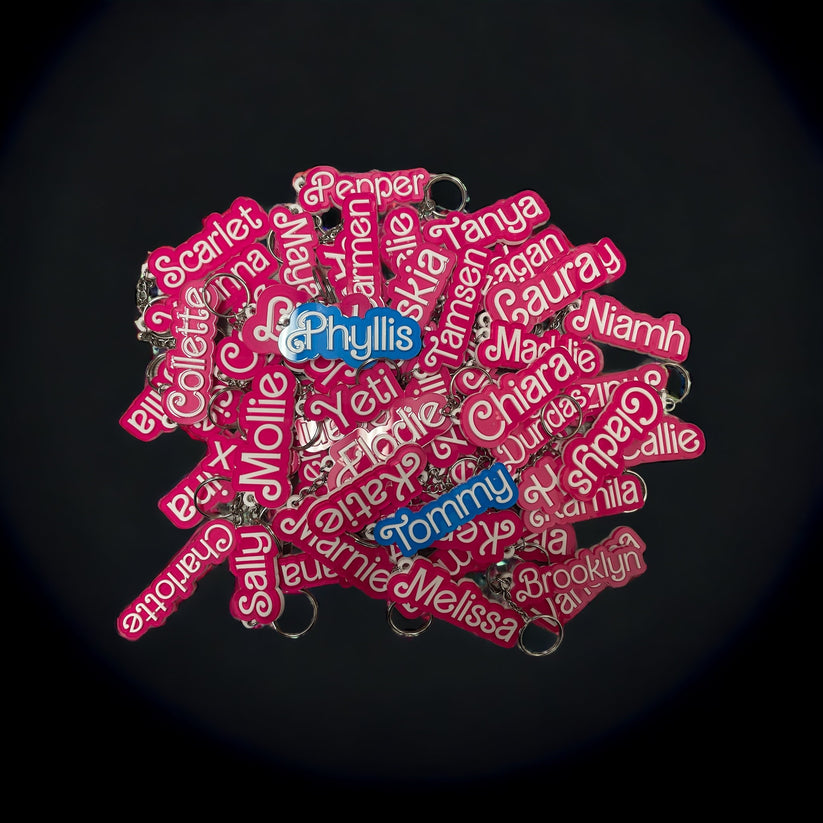 Barbie style keyring, barbie keychain – Everbubbles